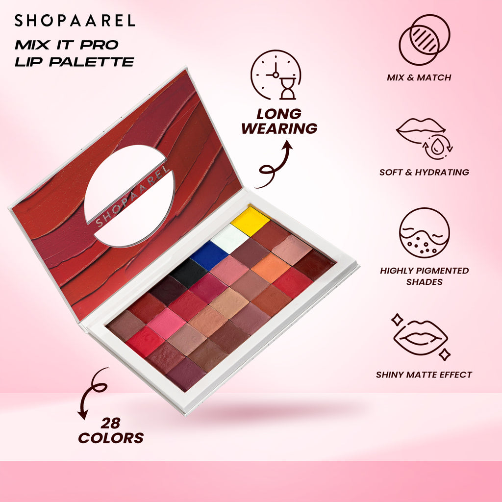 Mix it Pro Lip Palette ( 28 Shades) – SHOPAAREL